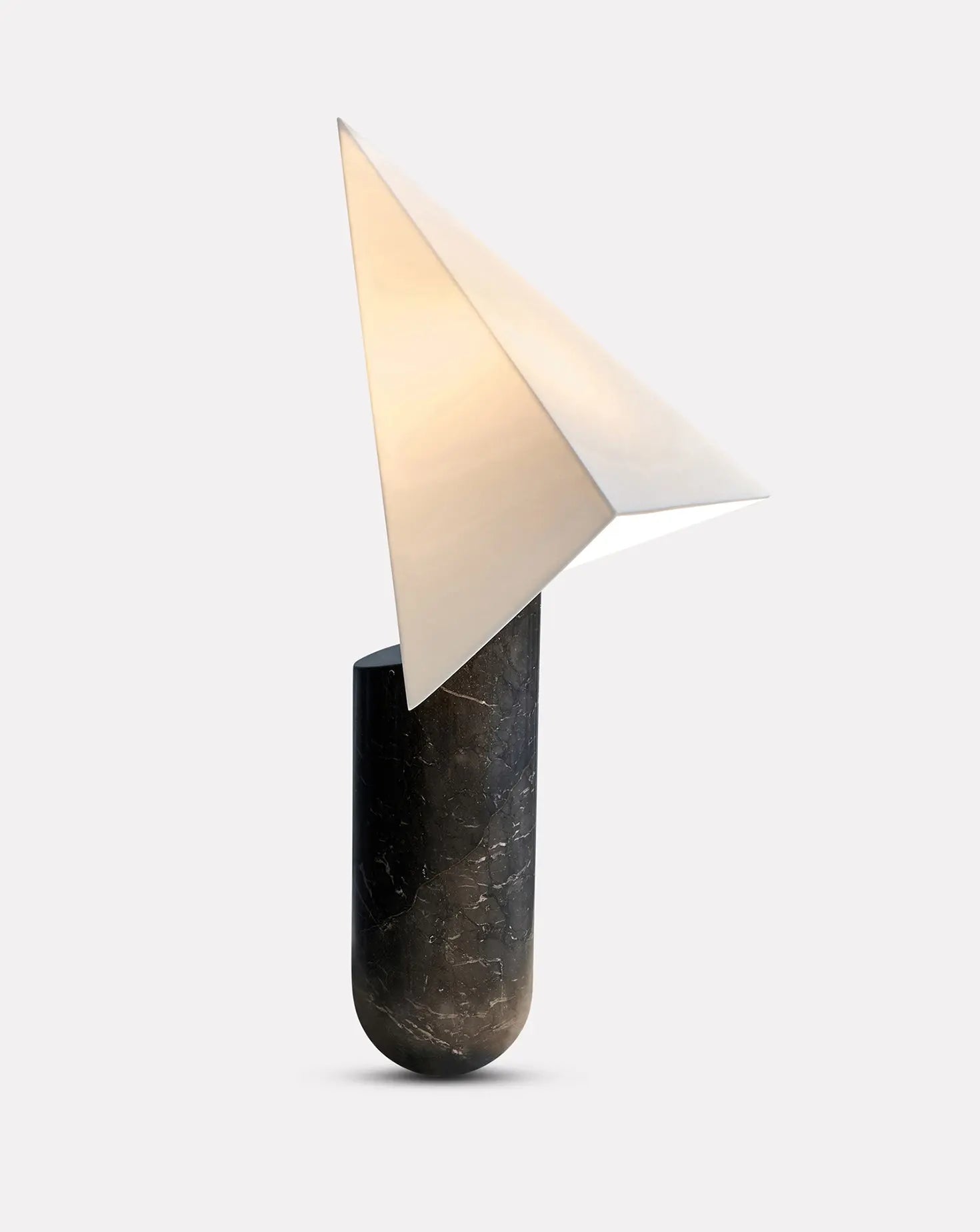 Acme Black Marble Table Lamp by Mariza Galani | Curio