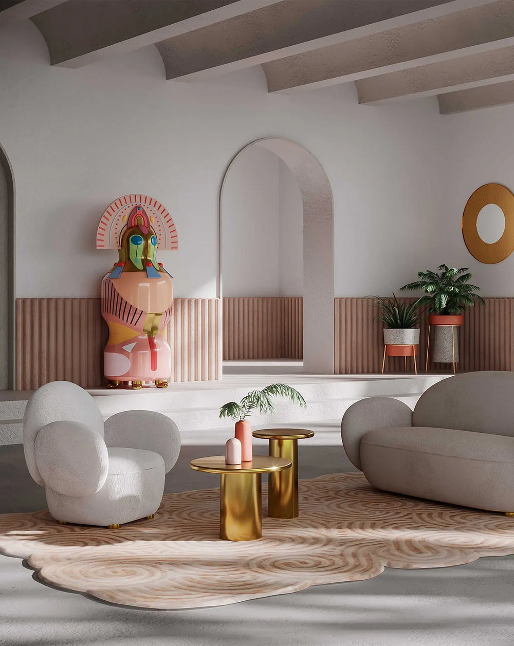 Artefatto Design Coronum Coffee Table Large by Scarlet Splendour | Curio