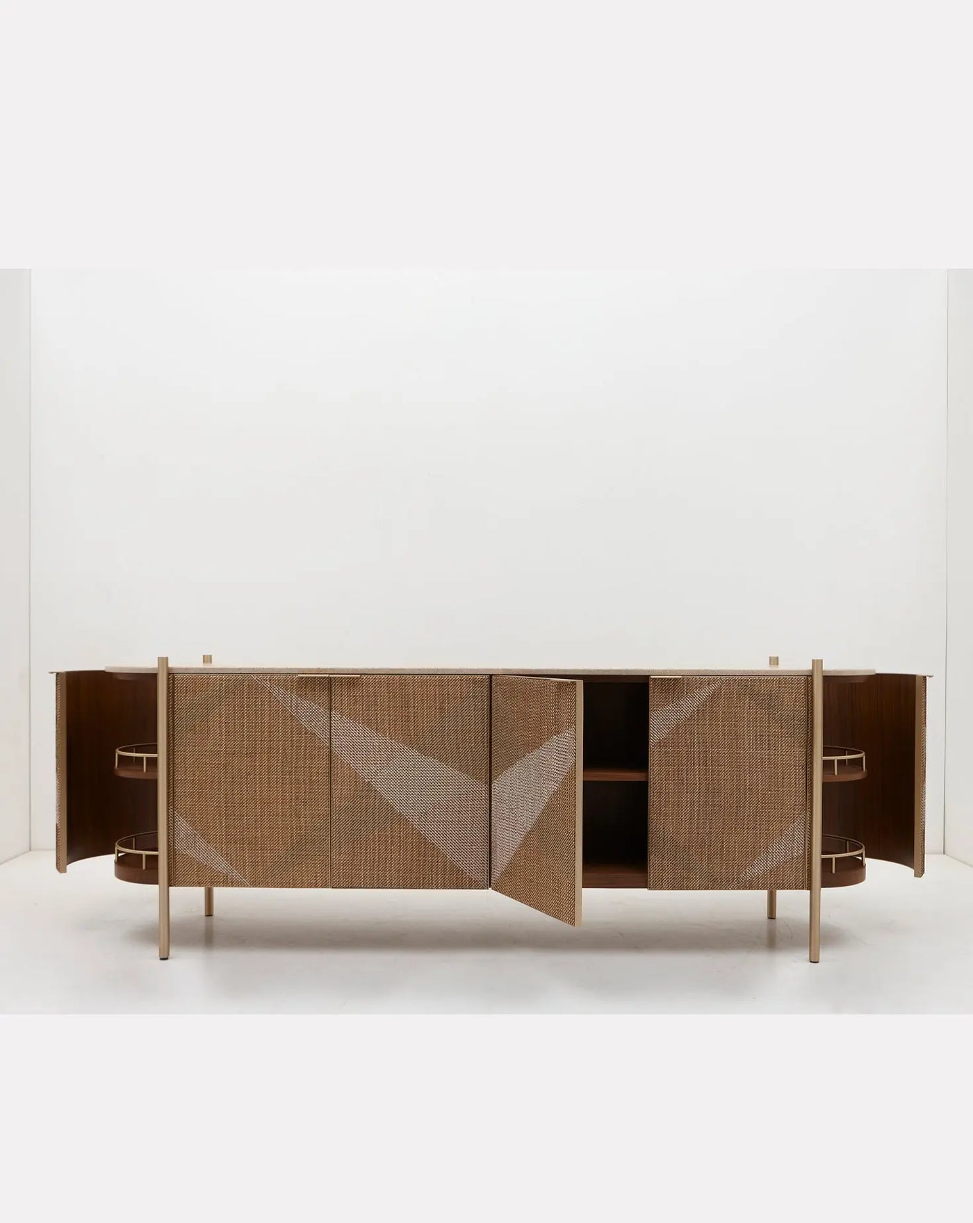 Cane Embroidery Sideboard by Nada Debs | Curio