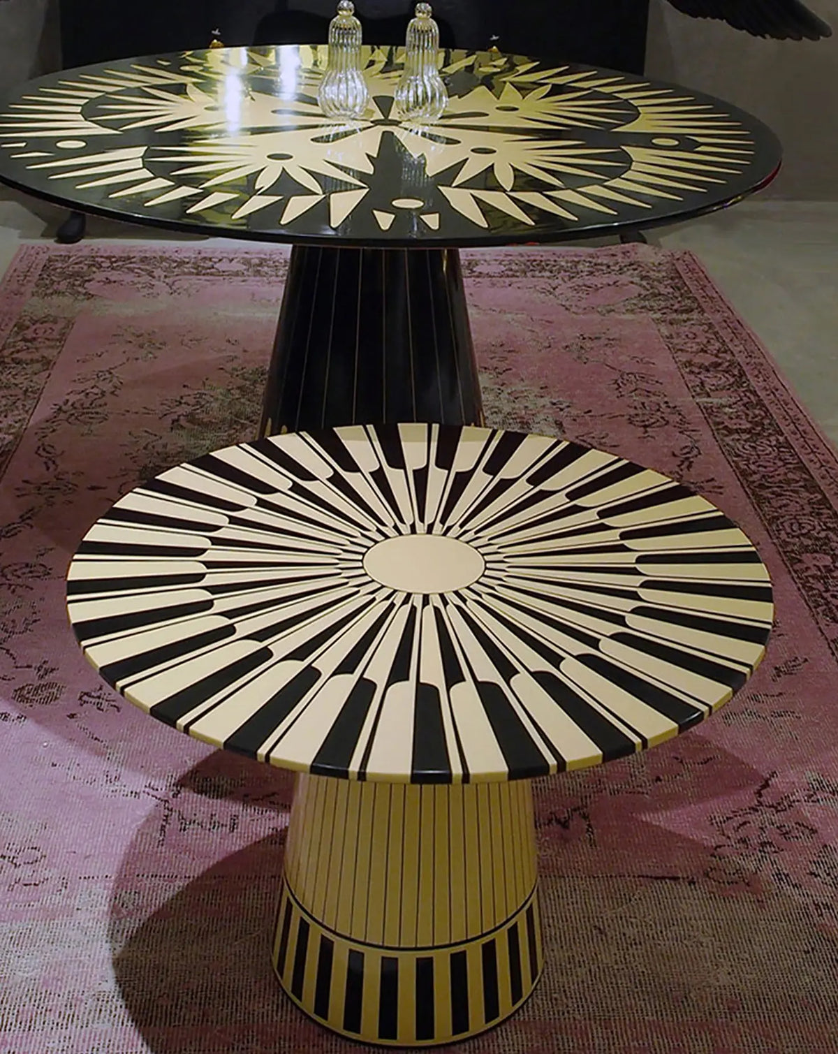Matteo Cibic The Circus Revisited Side Table by Scarlet Splendour | Curio