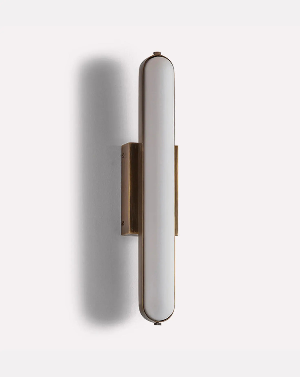 Stadium Rectangular Brushed Brass Wall Light WallLights by Square In ...