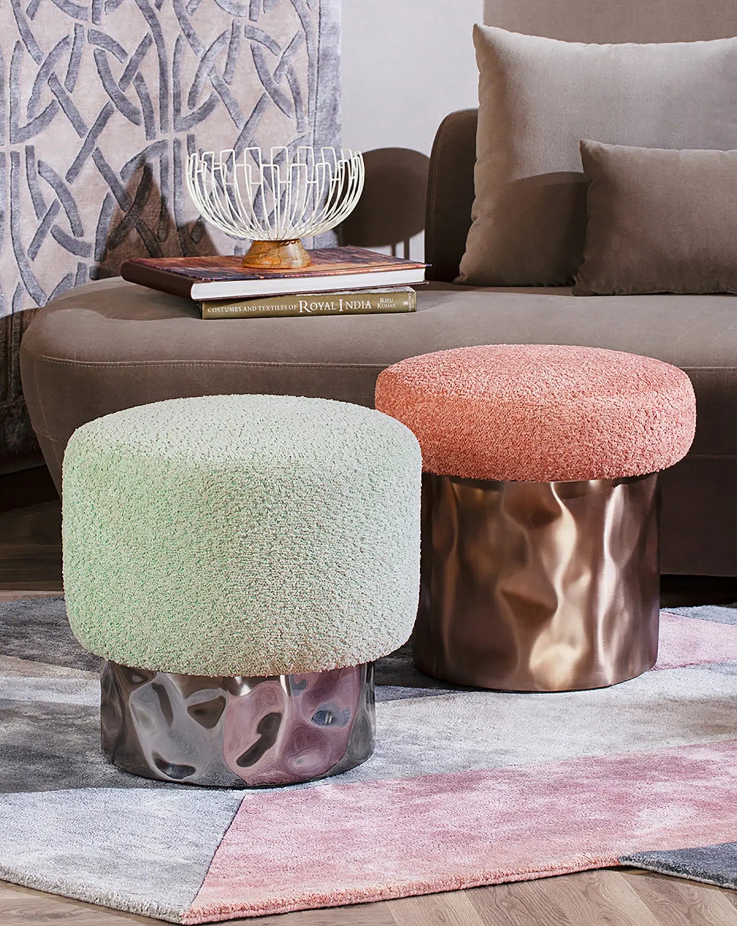 Mint pouf store