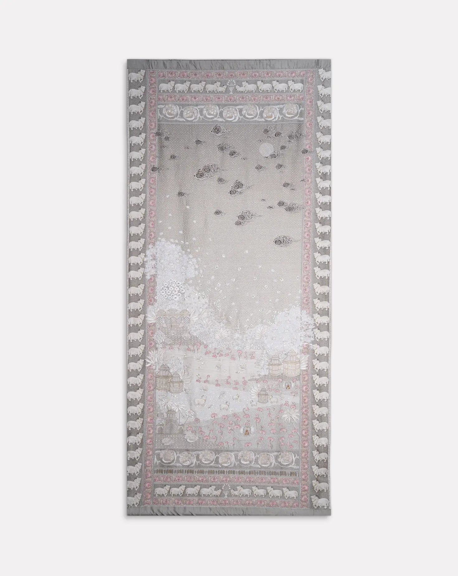 Varsha Ritu Pichwai Tapestry Wall Art by Tarun Tahiliani | Curio