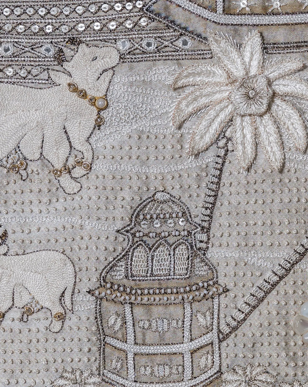 Varsha Ritu Pichwai Tapestry Wall Art by Tarun Tahiliani | Curio